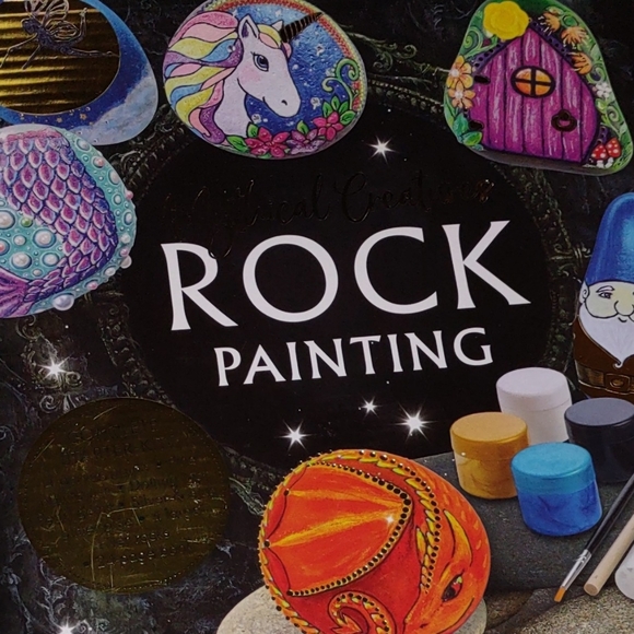 Rock Painting | Art | Mythical Creatures Rock Painting Kit With Vibrant ...